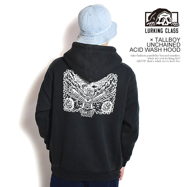 LURKING CLASS ラーキングクラス LURKING CLASS × TALLBOY UNCHAINED ACID WASH HOOD パーカー プルオーバー atftps
