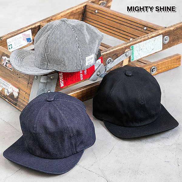 Mighty Shine マイティーシャイン FLIPCAP DENIM メンズ キャップ デニムキャップ フリップキャップ atfcap