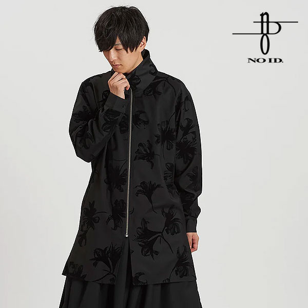 2025 秋 先行予約 10月下旬入荷予定 NO ID. BLACK ノーアイディー ZIPロングSH メンズ シャツ 送料無料 キャンセル不可 atftps