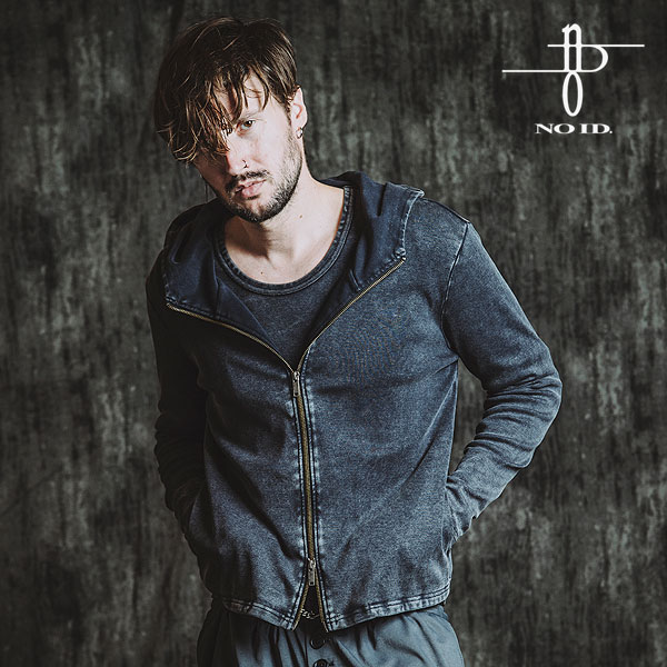 2025 秋 先行予約 9月上旬入荷予定 NO ID. ノーアイディー フライスハイネックZIPパーカ メンズ パーカー キャンセル不可 atftps