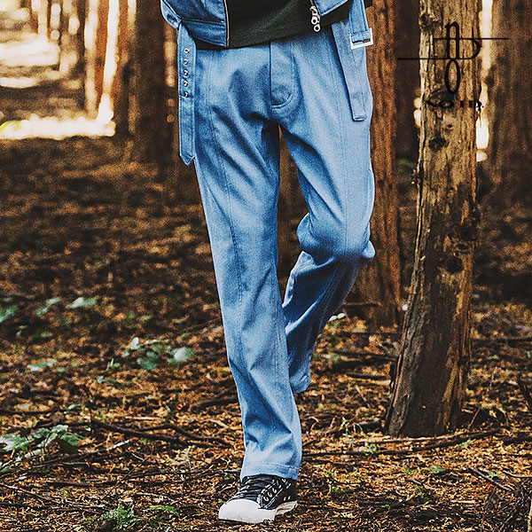 60％OFF SALE セール NO ID. ノーアイディー ベルテッドルーズフィットデニムPT メンズ パンツ atfpts