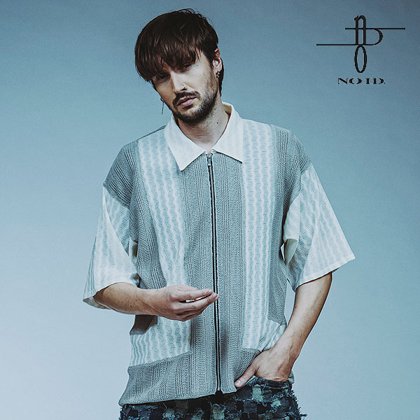 20％OFF SALE セール NO ID. ノーアイディー チェンジングニットシアーBIG-SH BLZ メンズ ジャケット シャツジャケット atfjkt