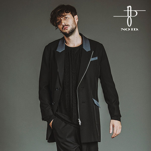 2025 冬 先行予約 11月上旬入荷予定 NO ID. BLACK ノーアイディー チェンジングZIP-2BチェスターJKT キャンセル不可 atfjkt
