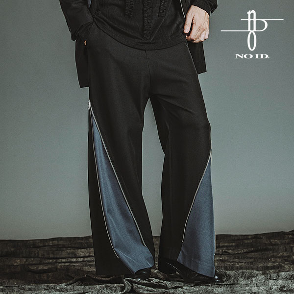 2025 冬 先行予約 11月上旬入荷予定 NO ID. BLACK ノーアイディー チェンジングフレアトラウザーズ パンツ キャンセル不可 atfpts
