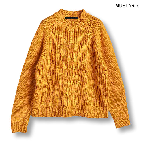 40％OFF SALE セール NO ID. ノーアイディー ローゲージスラブニットC