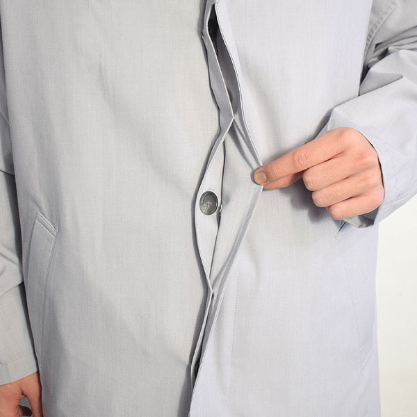 50％OFF SALE セール COACERVATE コアセルベート ルーズシルエットシャツコート -L.GRAY- メンズ コート atfjkt