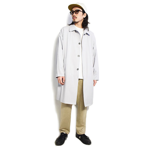50％OFF SALE セール COACERVATE コアセルベート ルーズシルエットシャツコート -L.GRAY- メンズ コート atfjkt