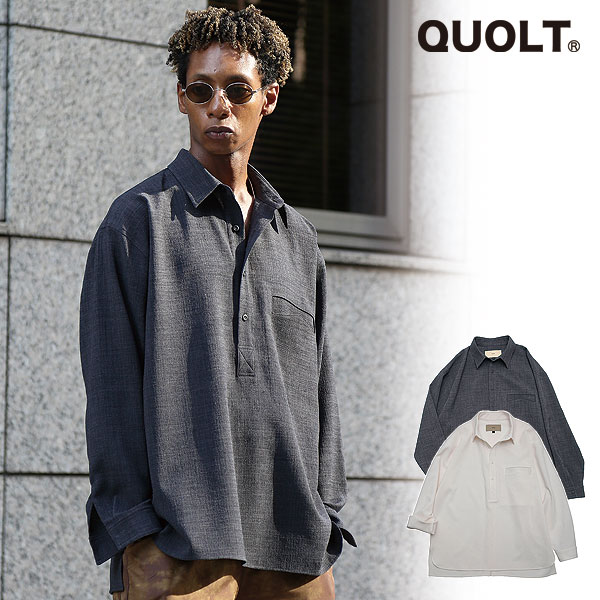 QUOLT クオルト PULLOVER SHIRTS メンズ シャツ atftps