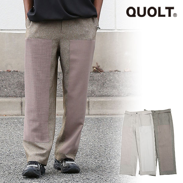 2025 夏 先行予約 5月上旬〜中旬入荷予定 QUOLT クオルト HARVEST PANTS メンズ パンツ 送料無料 atfpts