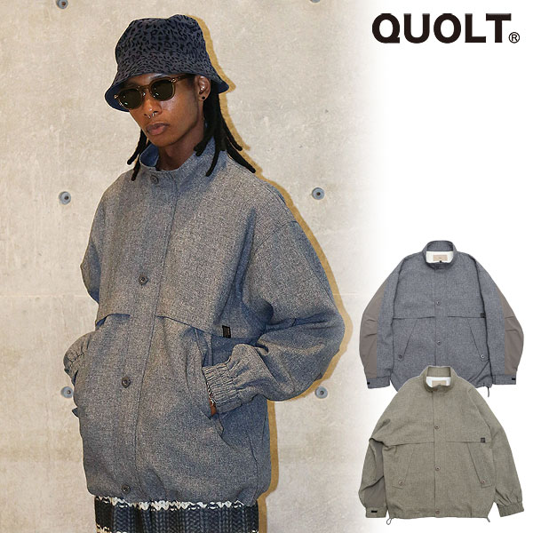 2025 秋冬 先行予約 9月上旬〜中旬入荷予定 QUOLT クオルト SANDS JACKET メンズ ジャケット 送料無料 キャンセル不可 atfjkt