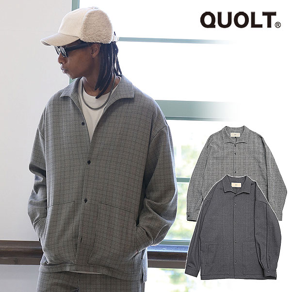 2025 冬 先行予約 10月下旬〜11月上旬入荷予定 QUOLT クオルト JAUNT SHIRTS メンズ シャツ 送料無料 キャンセル不可 atftps