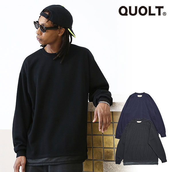 2025 冬 先行予約 10月下旬〜11月上旬入荷予定 QUOLT クオルト RAVEN KNIT メンズ ニット 送料無料 キャンセル不可 atftps