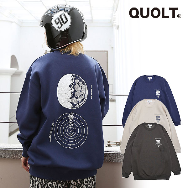 2025 冬 先行予約 10月下旬〜11月上旬入荷予定 QUOLT クオルト GALILEO SWEAT メンズ スウェット 送料無料 キャンセル不可 atftps