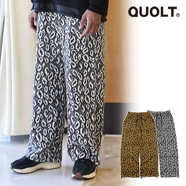 2025 冬 先行予約 10月下旬〜11月上旬入荷予定 QUOLT クオルト MUSTER KNIT-PANTS パンツ 送料無料 キャンセル不可 atfpts