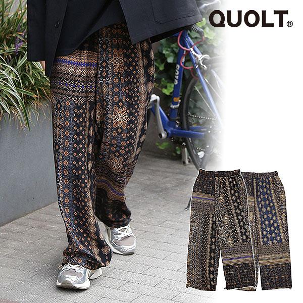 2026 春 先行予約 3月上旬〜中旬入荷予定 QUOLT クオルト NOMAD PANTS メンズ パンツ 送料無料 キャンセル不可 atfpts