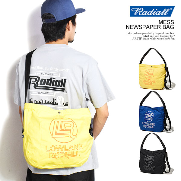 RADIALL ラディアル MESS - NEWSPAPER BAG radiall メンズ ニュースペーパーバッグ ショルダーバッグ SPEAKEASY atfacc