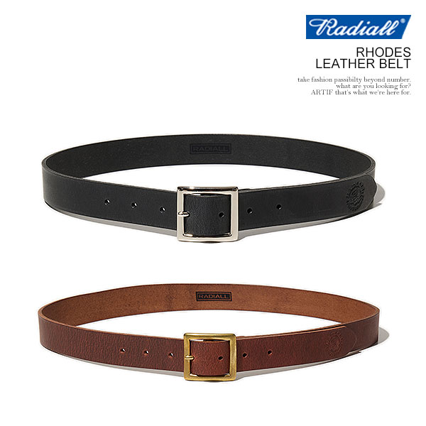 RADIALL ラディアル RHODES - LEATHER BELT radiall メンズ ベルト レザーベルト プレーンベルト 送料無料 ストリート atfacc