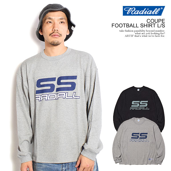 RADIALL ラディアル COUPE - FOOTBALL SHIRT L/S radiall メンズ Tシャツ 長袖 ロンT サーマル フットボールTシャツ atftps