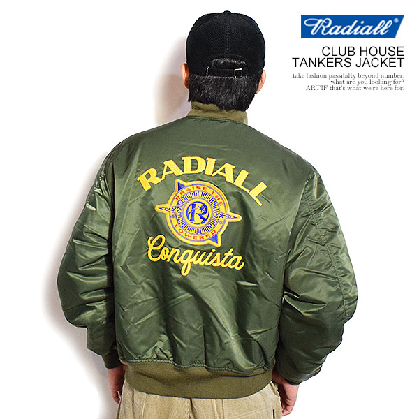 RADIALL ラディアル CLUB HOUSE - TANKERS JACKET radiall メンズ ジャケット タンカースジャケット ミリタリー 送料無料 atfjkt