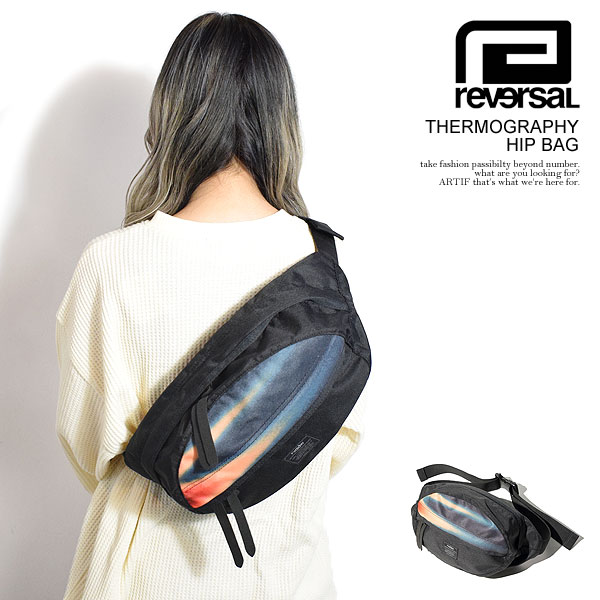 reversal リバーサル THERMOGRAPHY HIP BAG メンズ ウエストバッグ ヒップバッグ ウエストポーチ atfacc