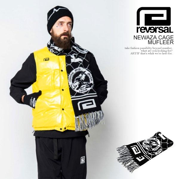 reversal リバーサル NEWAZA CAGE MUFLEER メンズ マフラー サッカーマフラー ストール rvddw ストリート atfacc