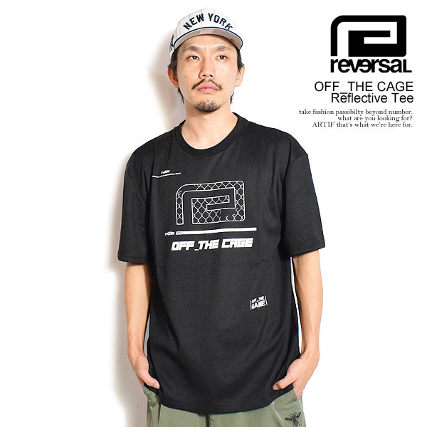reversal × OFF_THE GAME リバーサル OFF_THE CAGE Reflective Tee メンズ Tシャツ 半袖 リフレクター オフザケージ rvddw atftps