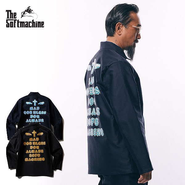 40％OFF SALE セール SOFTMACHINE ソフトマシーン GOD BLESS JK(COVERALL JACKET) メンズ ジャケット 送料無料 atfjkt