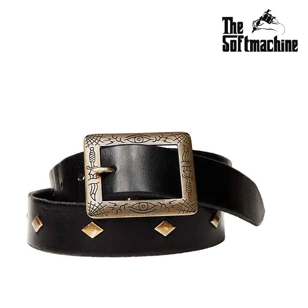 【受注生産商品 (3週間〜1ヶ月)】 SOFTMACHINE ソフトマシーン CRUSADE BELT メンズ ベルト 送料無料 キャンセル不可 atfacc