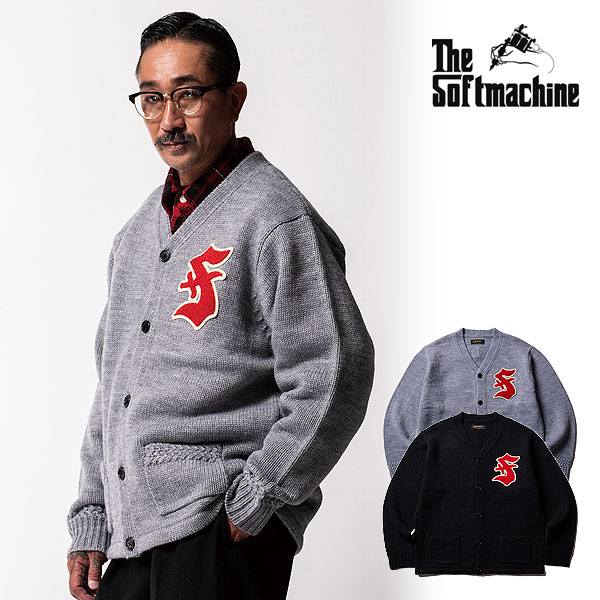 SOFTMACHINE ソフトマシーン CREST CARDIGAN カーディガン atftps