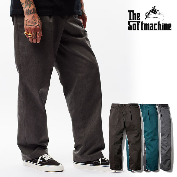 2025 秋冬 先行予約 9月〜10月入荷予定 SOFTMACHINE ソフトマシーン EDWARD PANTS パンツ 送料無料 キャンセル不可 atfpts