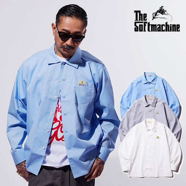 2025 秋冬 先行予約 9月〜10月入荷予定 SOFTMACHINE ソフトマシーン EDWARD SHIRTS L/S シャツ キャンセル不可 atftps
