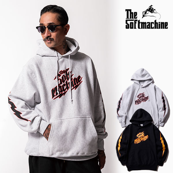 2025 秋冬 先行予約 10月〜11月入荷予定 SOFTMACHINE ソフトマシーン FLASH HOODED パーカー 送料無料 キャンセル不可 atftps