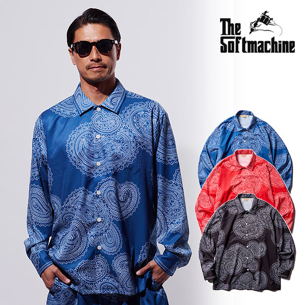 2025 夏 先行予約 7月〜8月入荷予定 SOFTMACHINE ソフトマシーン GENE SHIRTS L/S メンズ シャツ キャンセル不可 atftps