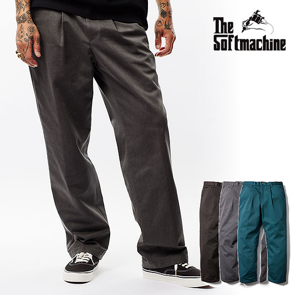 2026 春夏 先行予約 4月〜5月入荷予定 SOFTMACHINE ソフトマシーン EDWARD PANTS メンズ パンツ キャンセル不可 atfpts