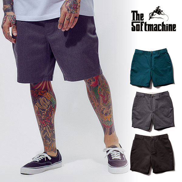2026 春夏 先行予約 5月〜6月入荷予定 SOFTMACHINE ソフトマシーン EDWARD SHORTS メンズ ショーツ キャンセル不可 atfpts