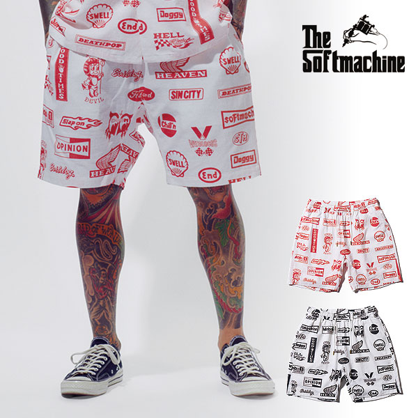 2026 春夏 先行予約 5月〜6月入荷予定 SOFTMACHINE ソフトマシーン MOTOR SHORTS ショートパンツ キャンセル不可 atfpts