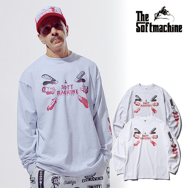 2026 春夏 先行予約 3月〜4月入荷予定 SOFTMACHINE ソフトマシーン PAIN L/S メンズ Tシャツ キャンセル不可 atftps