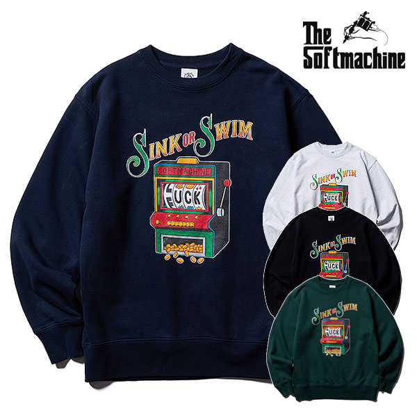 2026 春夏 先行予約 2月〜3月入荷予定 SOFTMACHINE ソフトマシーン SINK OR SWIM SWEAT スウェット キャンセル不可 atftps