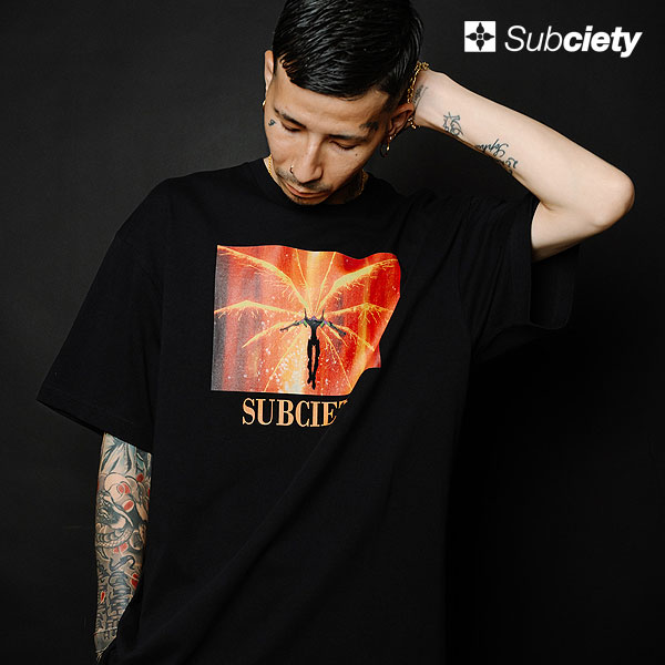 EVANGELION × Subciety 先行予約 10月下旬入荷予定 SUBCIETY サブサエティ DISC6 (EVA-01 TEST TYPE) TEE Tシャツ atftps