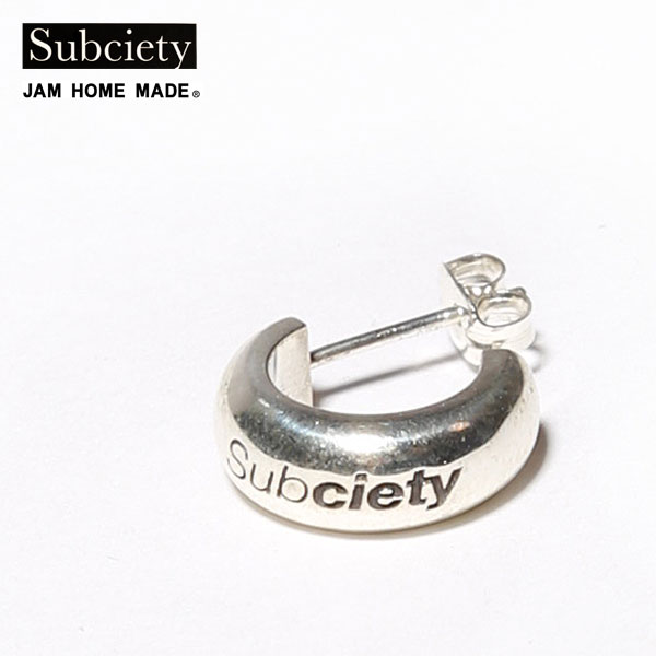 20％OFF SALE セール SUBCIETY サブサエティ ×JAM  MADE ROUND PIERCE メンズ ピアス ラウンドピアス シルバー コラボ atfacc