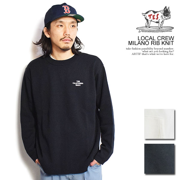 The Endless Summer エンドレスサマー TES LOCAL CREW MILANO RIB KNIT メンズ ニット セーター クルーネック 送料無料 atftps