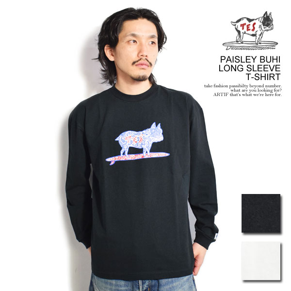 The Endless Summer エンドレスサマー TES PAISLEY BUHI LONG SLEEVE T-SHIRT メンズ Tシャツ 長袖 ロンT 送料無料 ストリート atftps