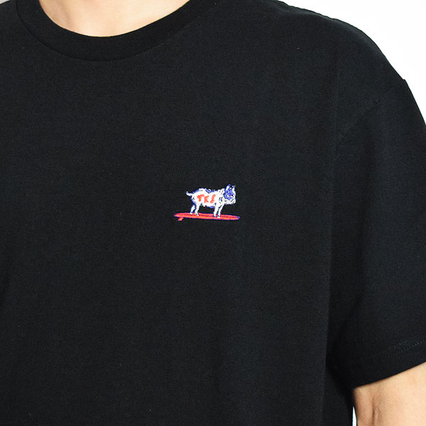 The Endless Summer エンドレスサマー TES ORGANIC COTTON HUNTINGTON BIG T-SHIRT -BLACK- メンズ Tシャツ 半袖 atftps