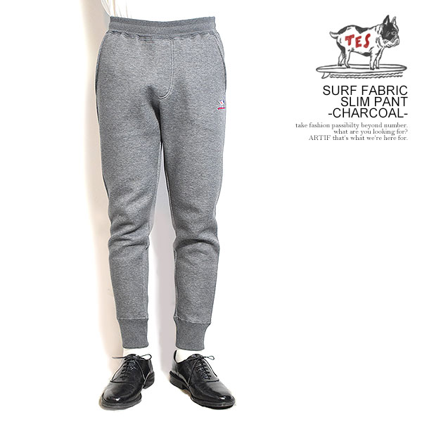 The Endless Summer エンドレスサマー TES SURF FABRIC SLIM PANT -CHARCOAL- パンツ スウェットパンツ TES 送料無料 atfpts