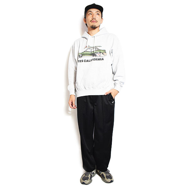 The Endless Summer エンドレスサマー TES 4 BUHI CHASING THE WAVES SWEAT PARKA -MIX GRAY- メンズ パーカー atftps