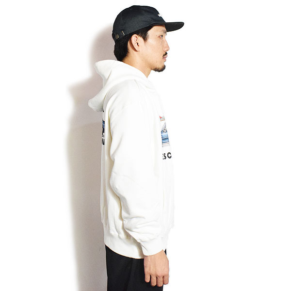 The Endless Summer エンドレスサマー TES 4 BUHI CHASING THE WAVES SWEAT PARKA -WHITE- メンズ パーカー atftps