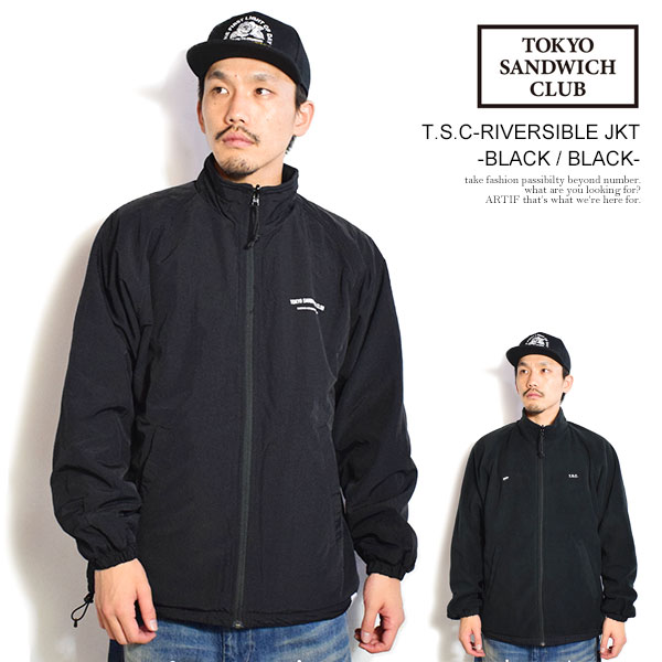 TOKYO SANDWICH CLUB トウキョウサンドウィッチクラブ T.S.C-SIBLE JKT -BLACK/BLACK- メンズ ジャケット atfjkt