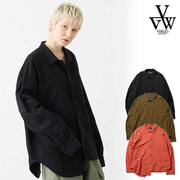 2025 秋冬 先行予約 10月〜11月入荷予定 VIRGOwearworks ヴァルゴウェアワークス ASURA CUT NEL SHIRTS キャンセル不可 atftps