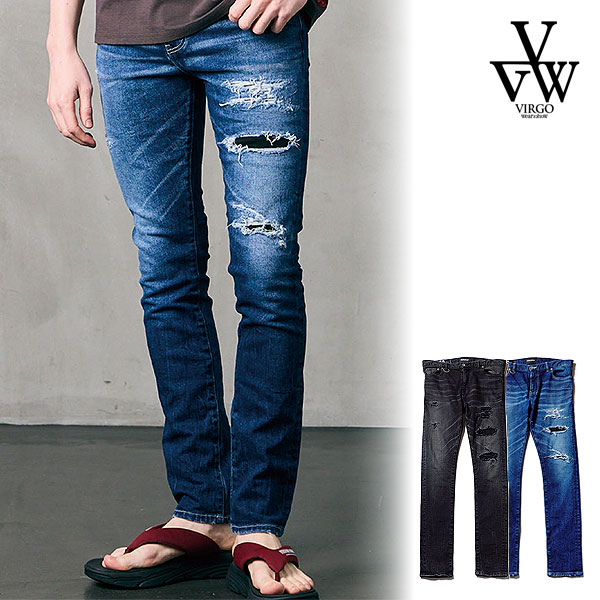 2026 春夏 先行予約 2月〜3月入荷予定 VIRGOwearworks ヴァルゴウェアワークス 女神織denimes × VIRGOwearworks DAMAGE DENIM