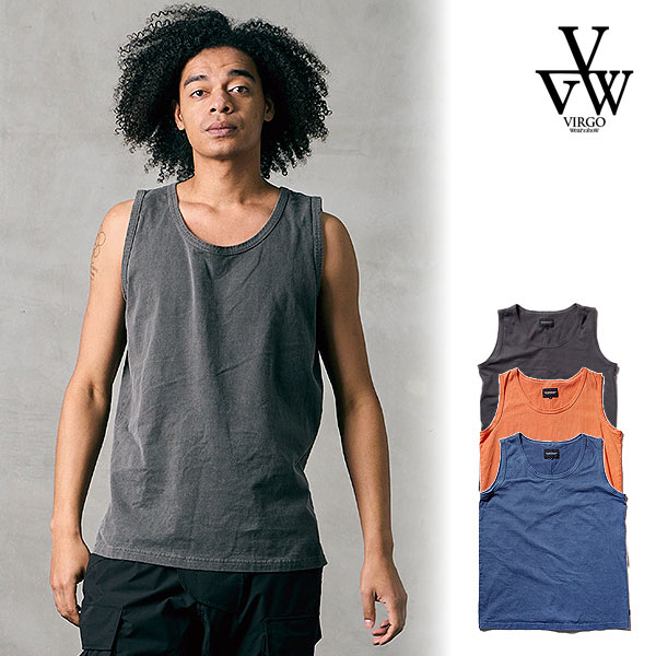 2026 春夏 先行予約 6月〜7月入荷予定 VIRGOwearworks ヴァルゴウェアワークス VINTAGE PIGMENT TANK タンクトップ atftps